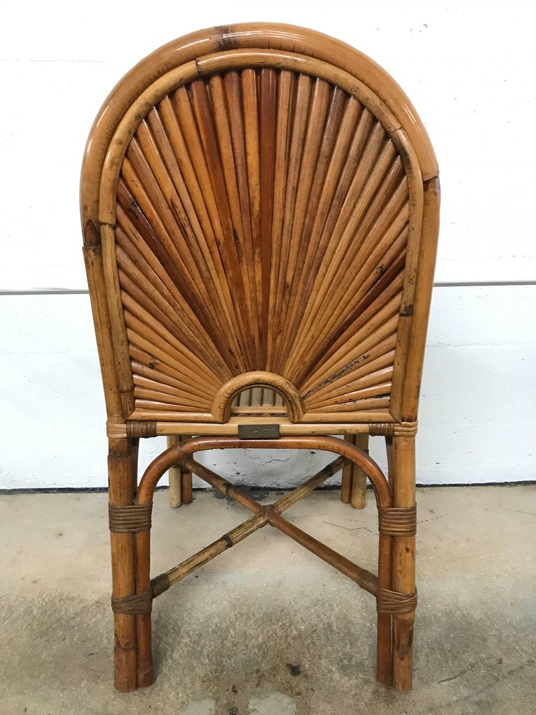 Set of Eight Gabriella Crespi "Rising Sun" Dining Chairs at 1stDibs ...