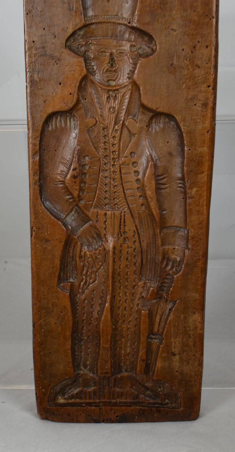 19th Century, Double-Sided Wooden Gingerbread Mold For Sale at 1stdibs