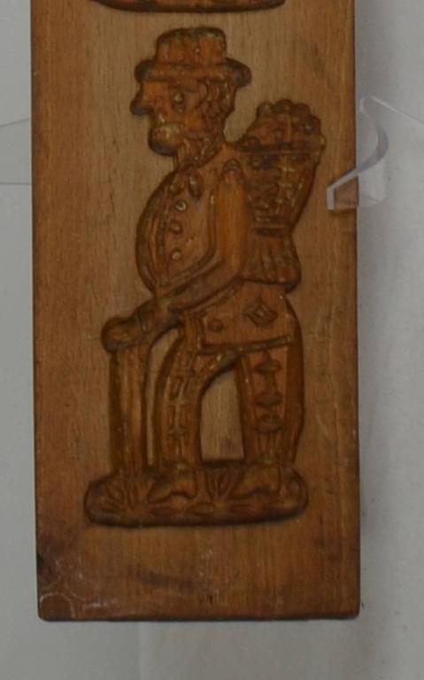Double-Sided Wooden Gingerbread Mold For Sale at 1stDibs