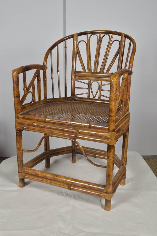 Pair of Vintage Bamboo Chairs at 1stDibs