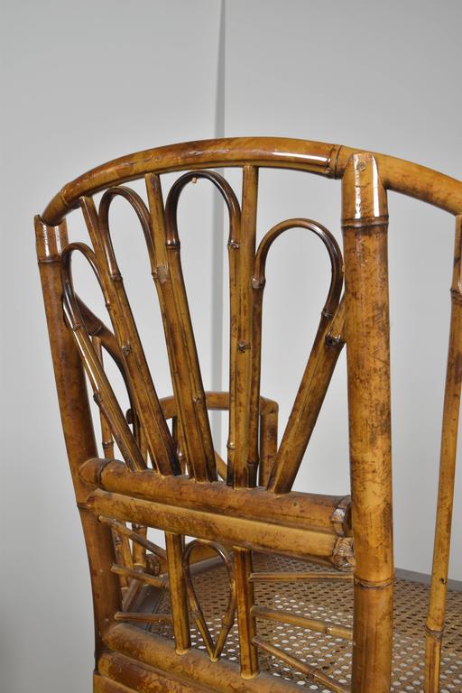 Pair of Vintage Bamboo Chairs at 1stDibs