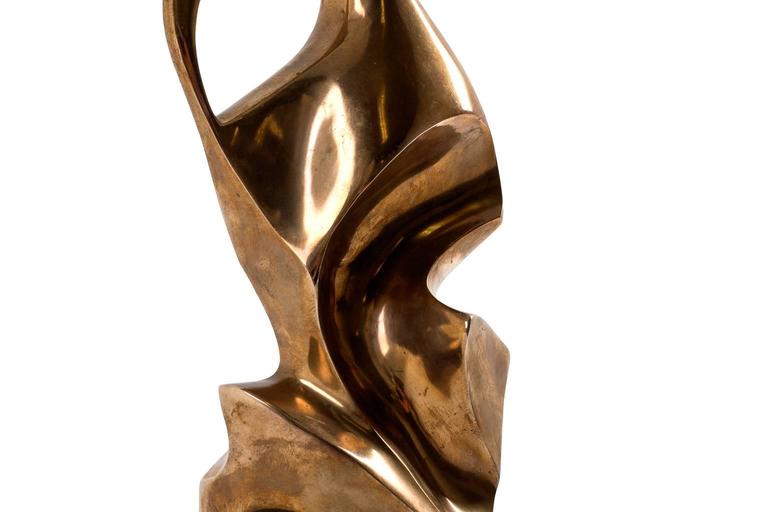 Abstract Bronze Sculpture at 1stDibs