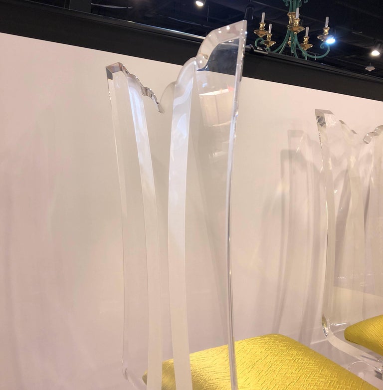 Pair of Fabulous Vintage Lucite Chairs For Sale at 1stDibs
