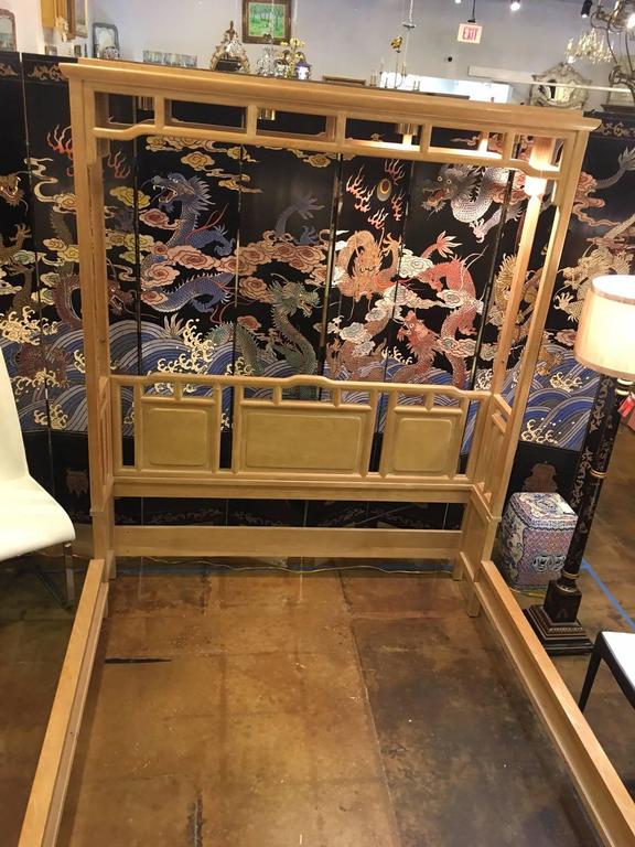 Asian Themed Century Bed Frame at 1stDibs