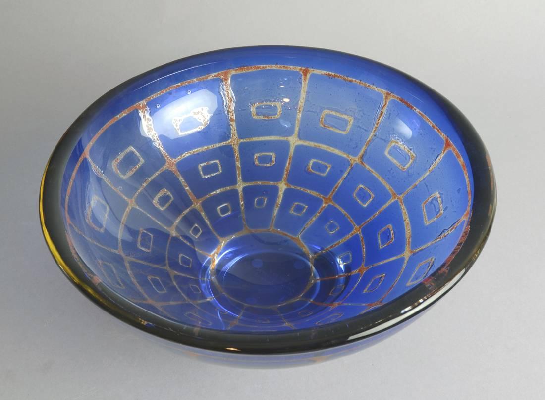 Large "Ravenna" Bowl by Sven Palmquist for Orrefors For Sale at 1stDibs