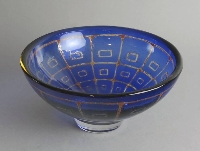 Large "Ravenna" Bowl by Sven Palmquist for Orrefors For Sale at 1stDibs