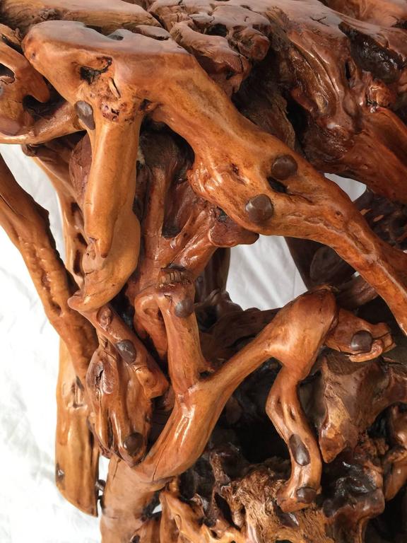 Chinese Sculptural Three-Tiered Root Wood Table For Sale at 1stDibs ...