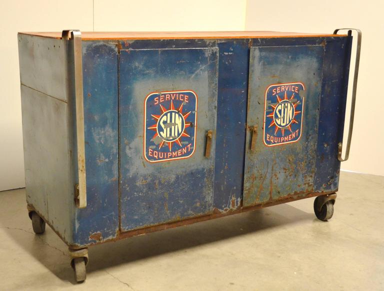 Sun Service Equipment Automotive Steel Cabinet at 1stDibs