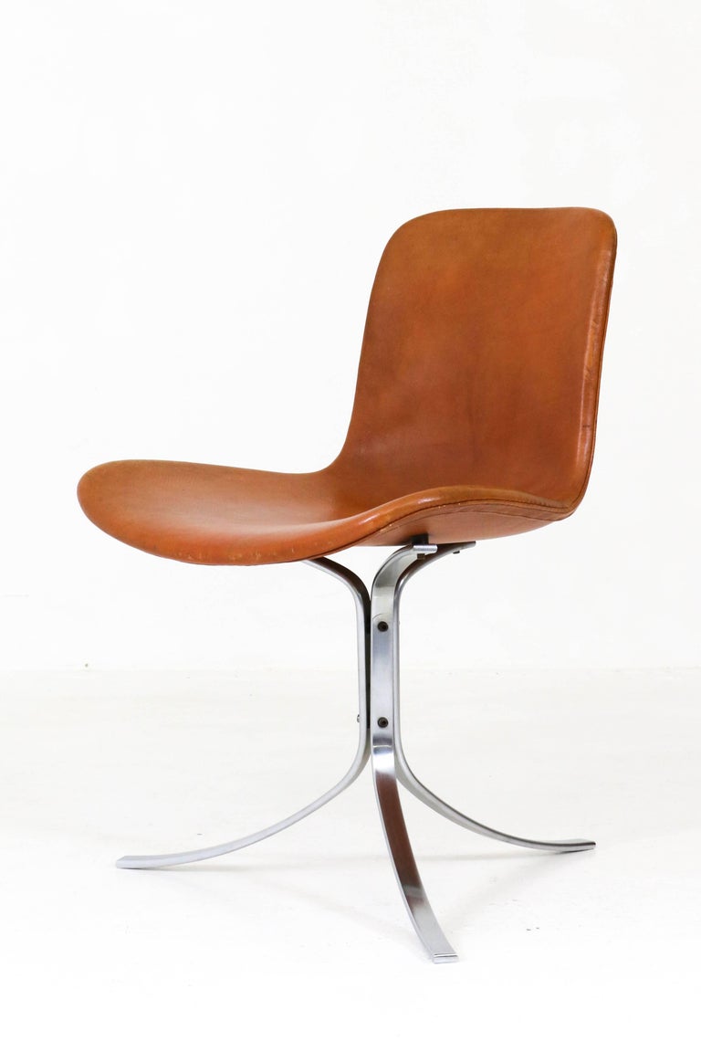 Set of Four PK-9 Chairs by Poul Kjaerholm for E. Kold Christensen ...