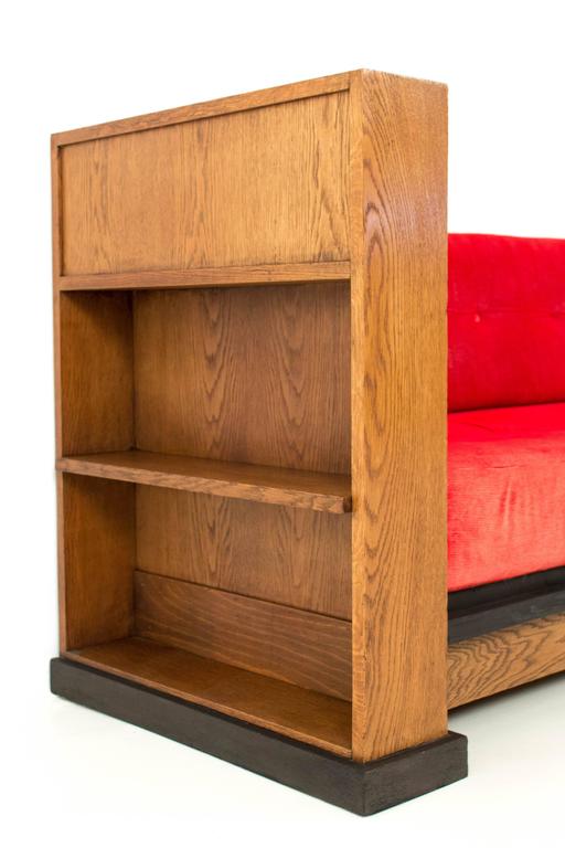 Rare Art Deco Haagse School Cosy Corner or Sofa by Jan Brunott at 1stDibs