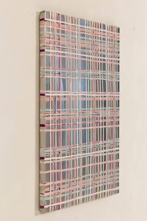 Eric Knoote No Title Abstract Painting on Aluminum 2003 For Sale at 1stDibs