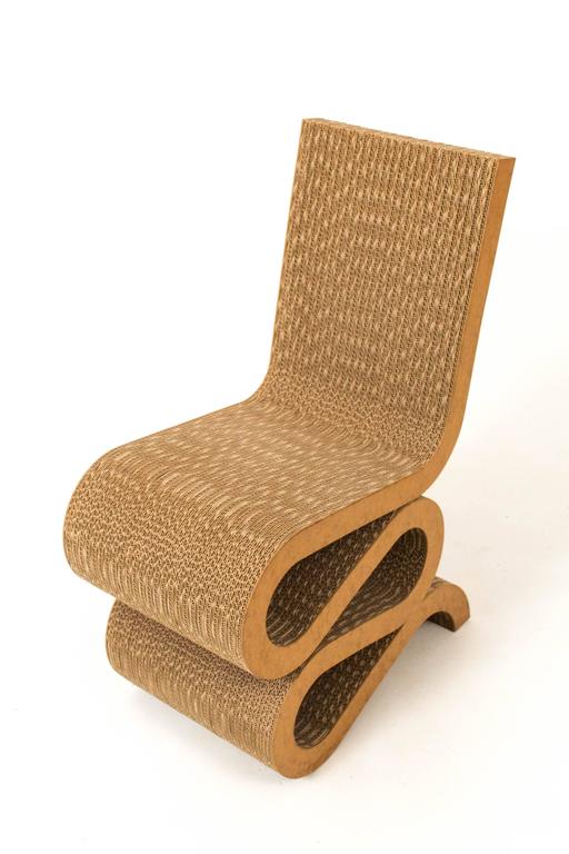 Wiggle Side Chair by Frank Gehry, 1972 at 1stDibs