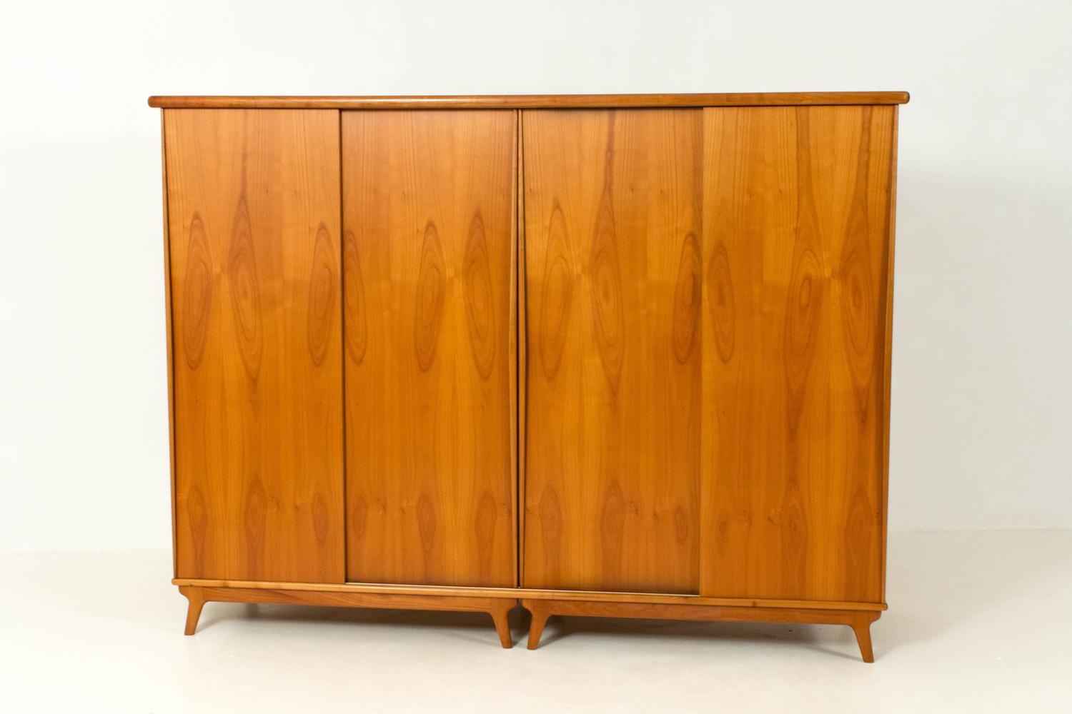 Stylish Mid-Century Modern Organic Wardrobe, 1970s For Sale at 1stdibs