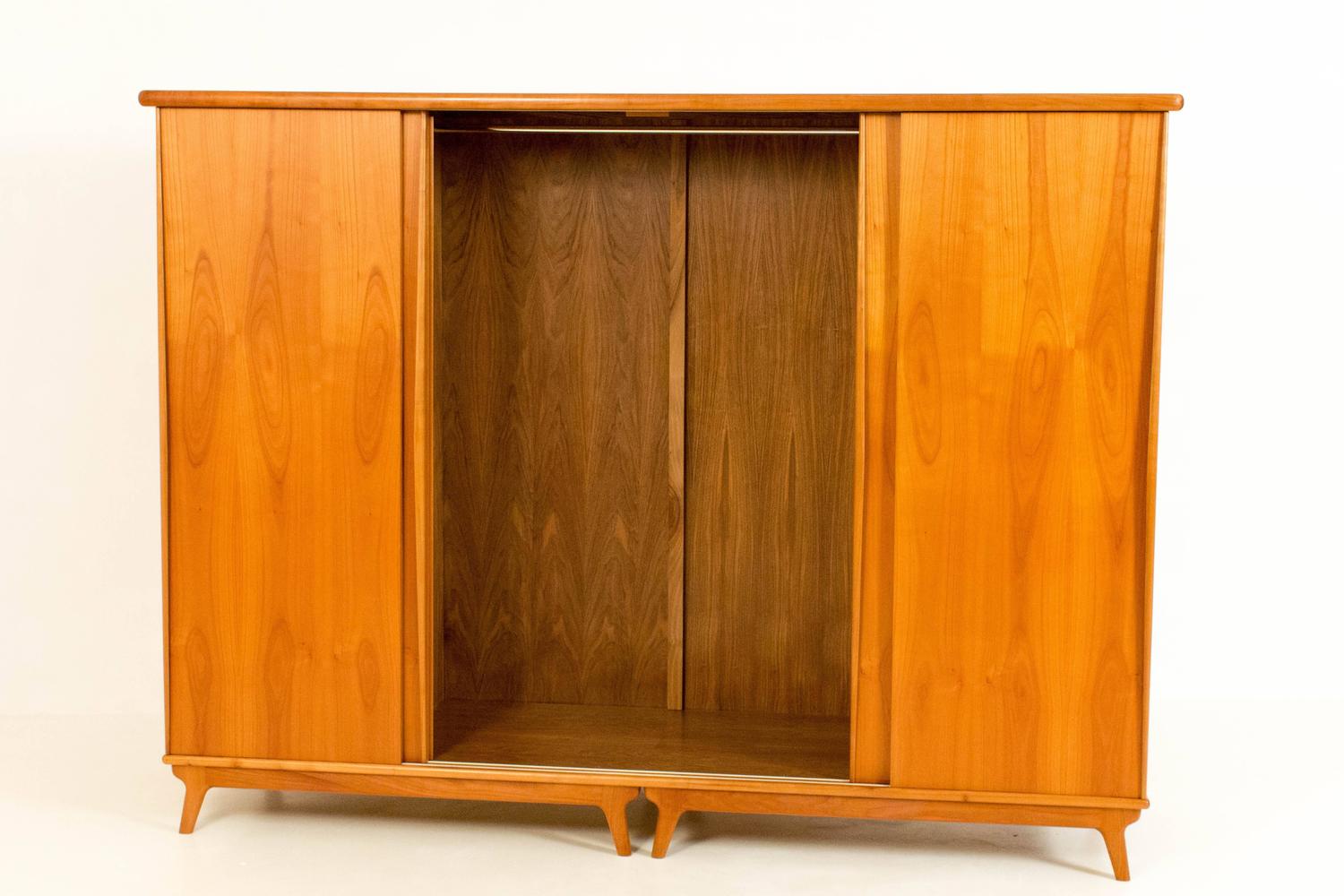 Stylish Mid-Century Modern Organic Wardrobe, 1970s For Sale at 1stdibs