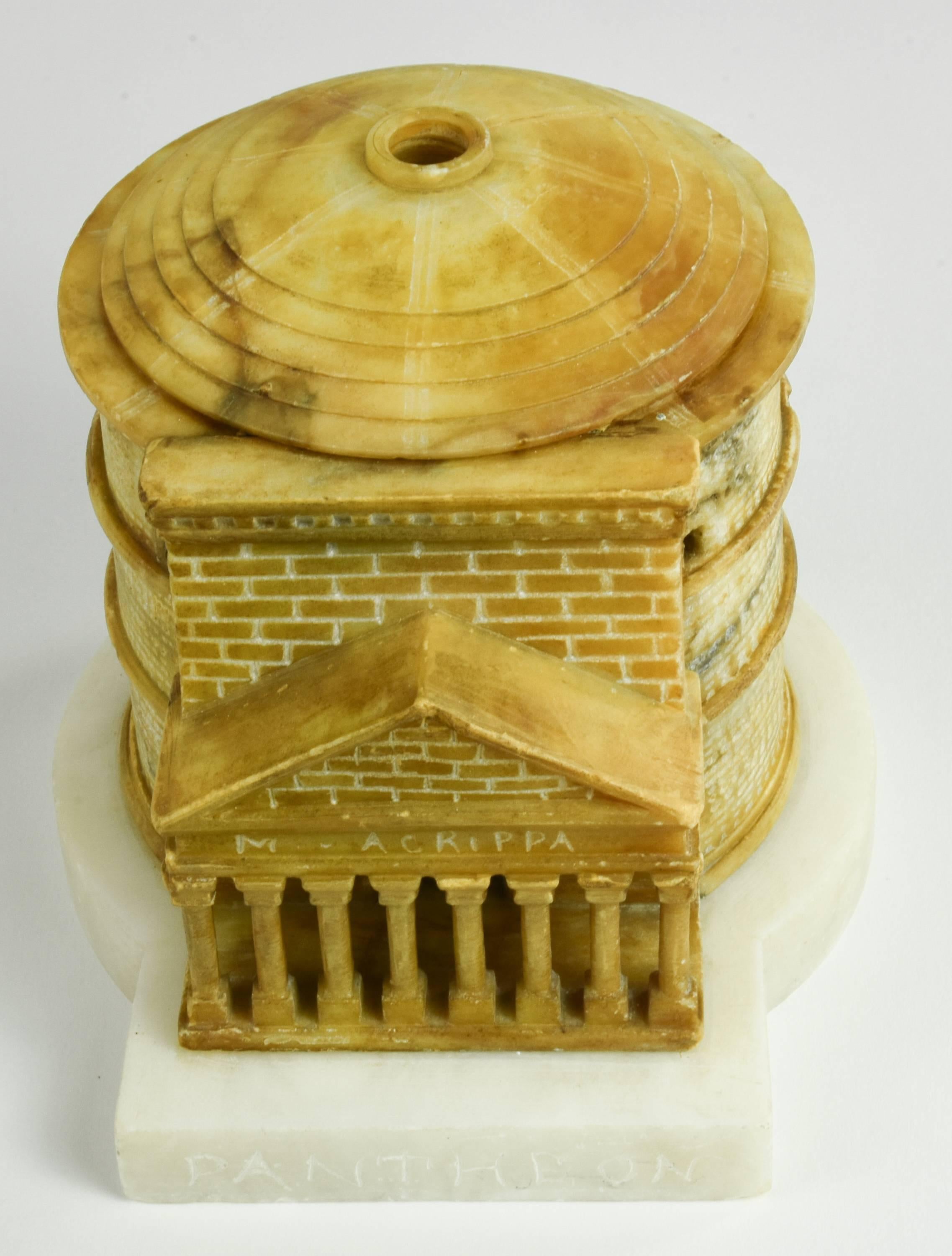 Colorful Grand Tour Architectural Model of the Pantheon, Rome, circa ...