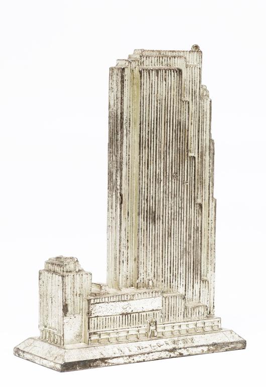 1930s RCA Building, New York Souvenir Architectural Model For Sale at ...