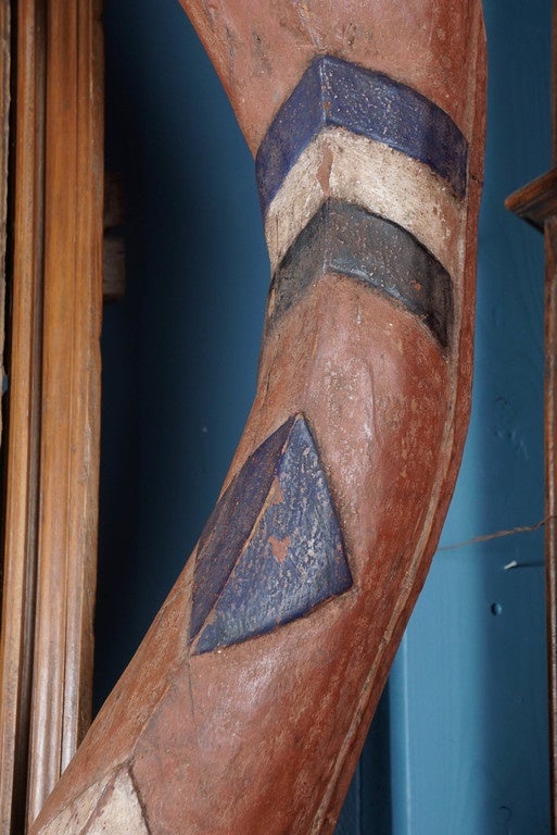 Monumental Baga Snake Sculpture, Guinea, Africa For Sale at 1stDibs