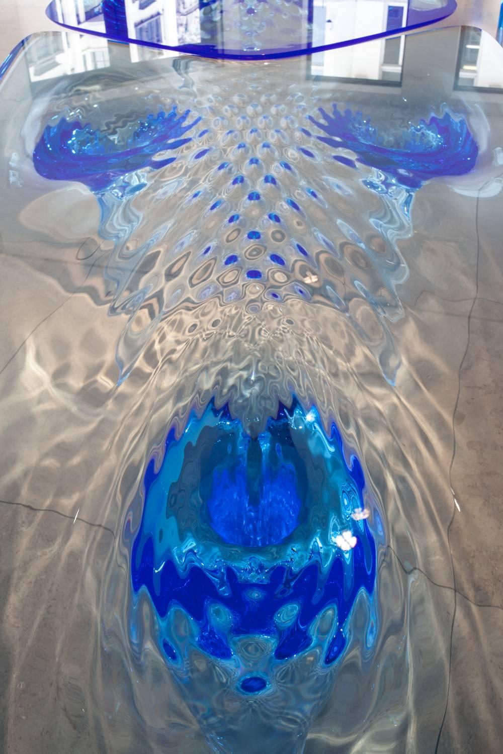 Dining Table, 'Liquid Glacial' by Zaha Hadid For Sale at 1stdibs