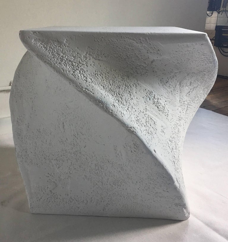 Postmodern Sculptural Plaster Table at 1stDibs