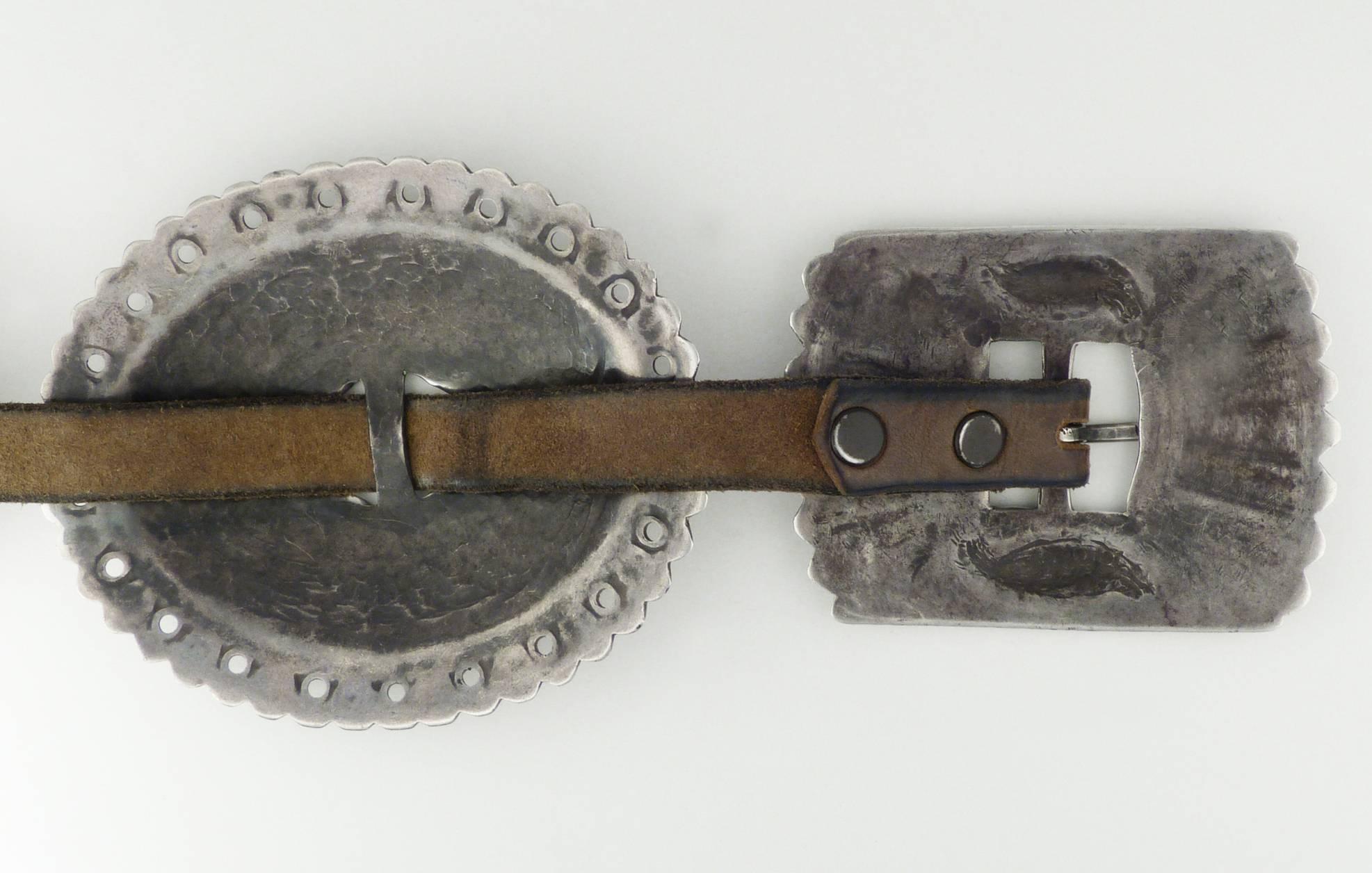 Navajo First Phase Concho Belt, circa 1900 For Sale at 1stDibs