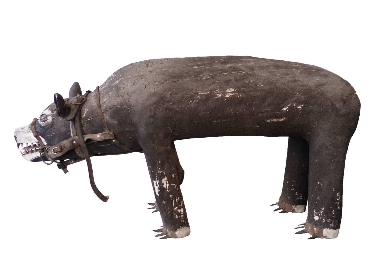 Black Bear by Felipe Archuleta, circa 1986 For Sale at 1stDibs