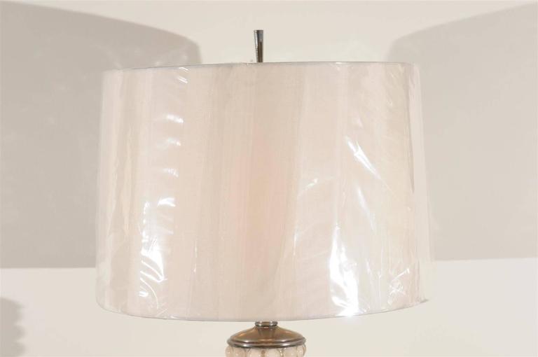 Rare Pair of Cream and Pewter Bubble Lamps by Helena Tynell for ...