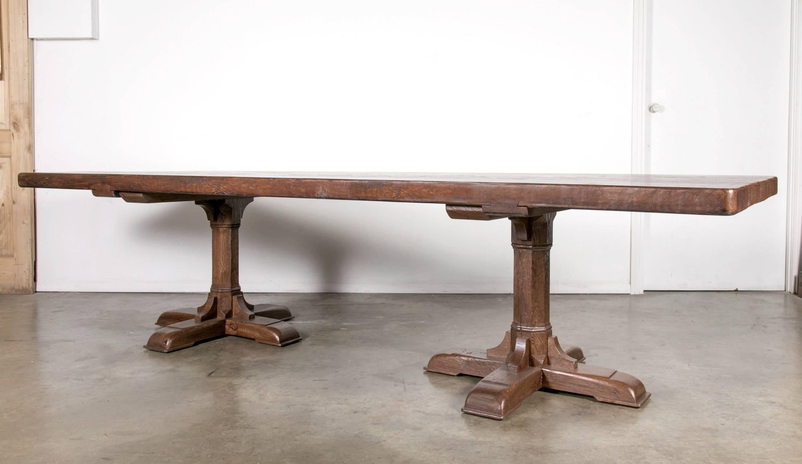 Custom 10-Foot French Farmhouse Table Made from Imported French Oak at ...