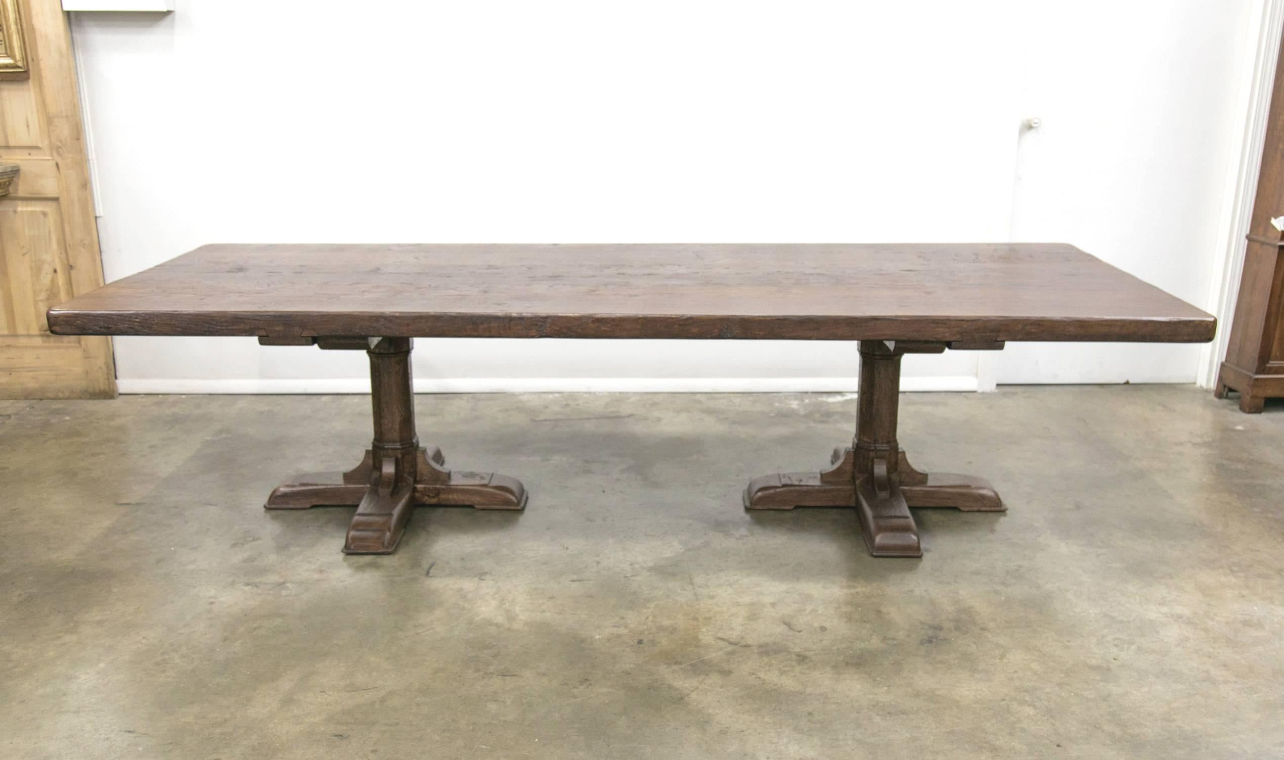 Custom 10-Foot French Farmhouse Table Made from Imported French Oak at ...
