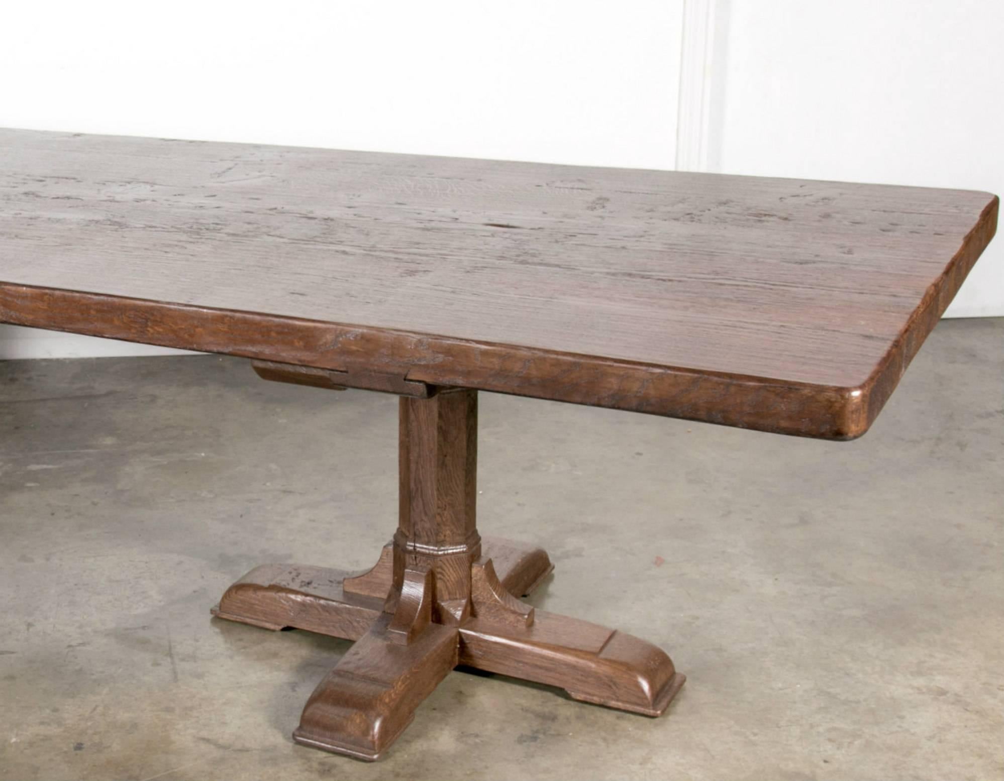 Custom 10-Foot French Farmhouse Table Made from Imported French Oak at ...