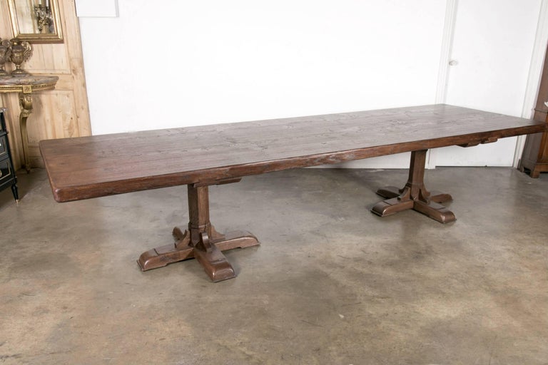 Custom Twelve-Foot French Farmhouse Table Made from Imported French Oak ...