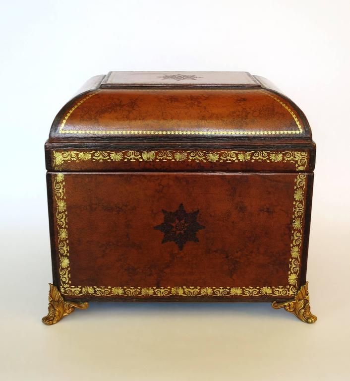 Maitland-Smith Leather-Wrapped Box at 1stDibs