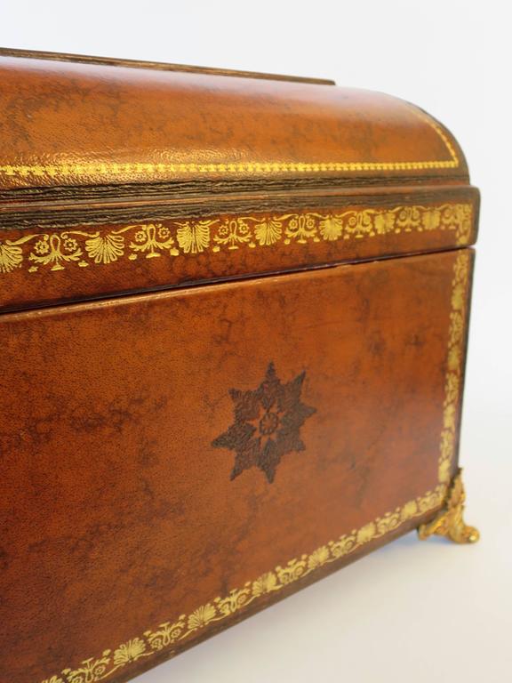Maitland-Smith Leather-Wrapped Box at 1stDibs