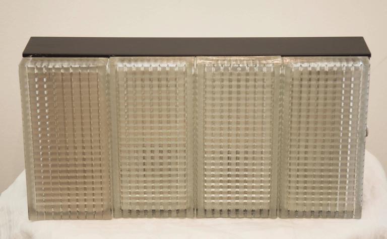 Large Rectangular Wall or Ceiling Lamp from 1970s For Sale at 1stDibs