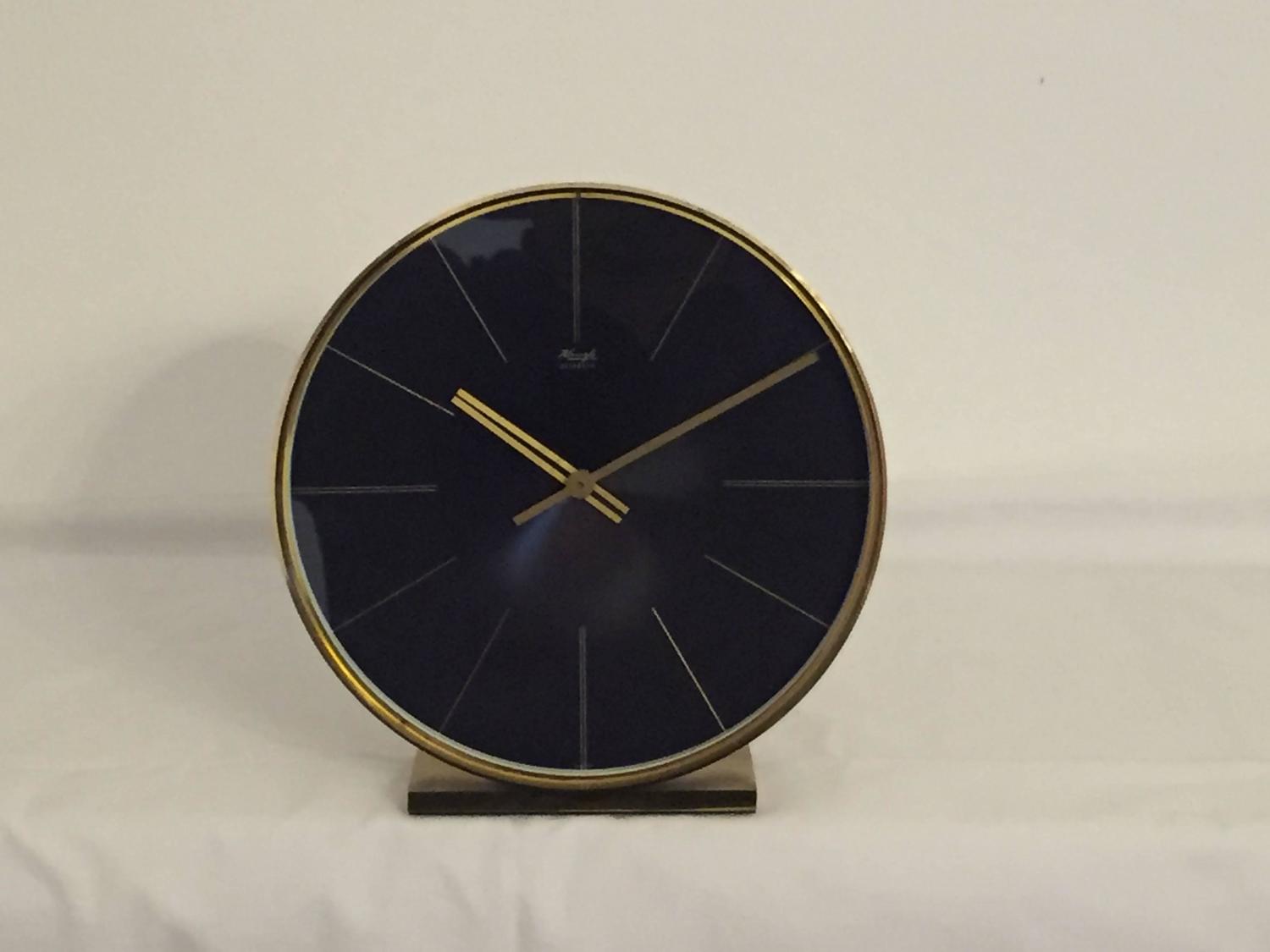 Mid-Century Table Clock by Kienzle at 1stdibs