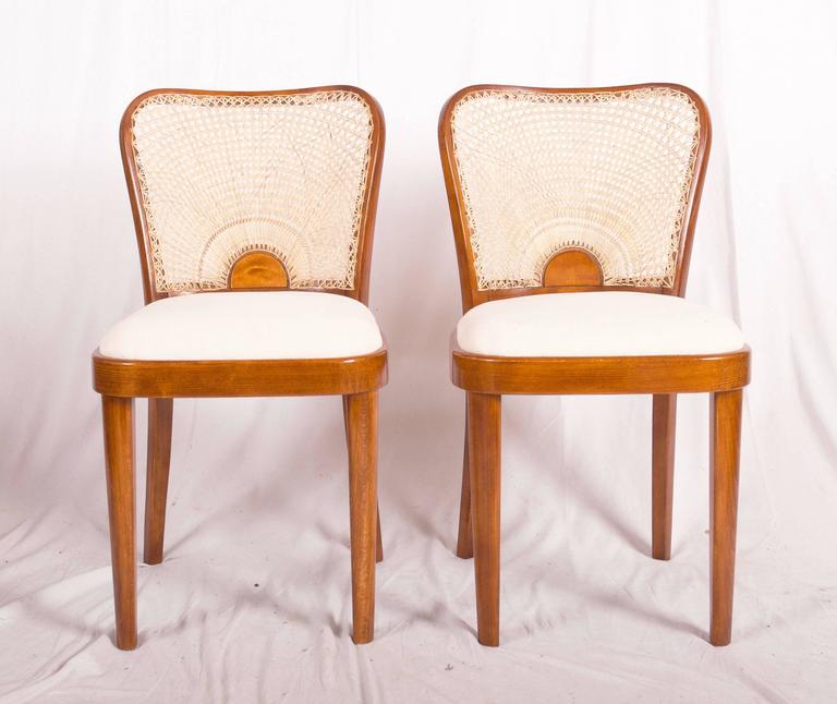 Set of Four Fischel Dining Chairs at 1stDibs