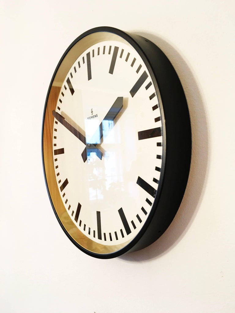 Siemens Industrial Factory or Workshop Wall Clock at 1stDibs