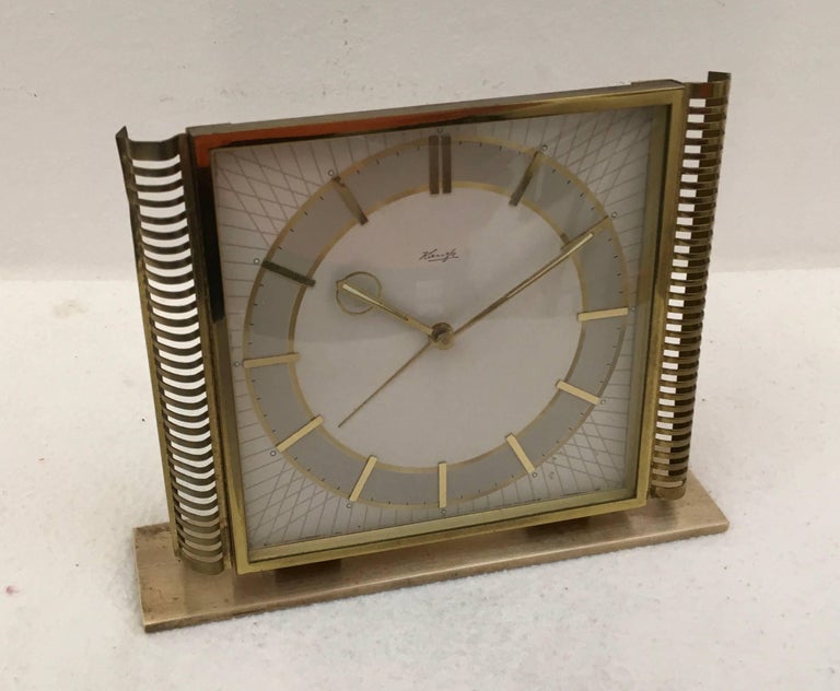 Midcentury Table Clock by Kienzle at 1stDibs | kienzle table clock ...