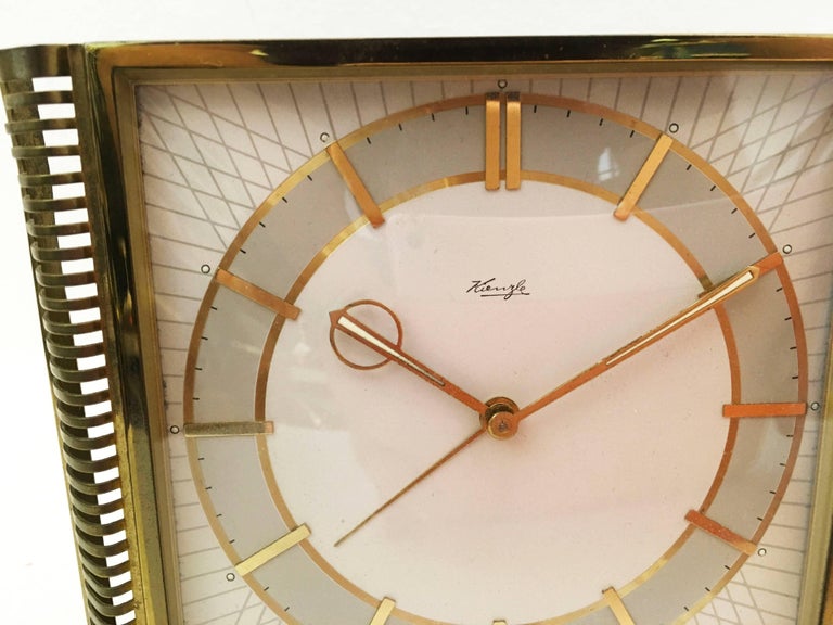 Midcentury Table Clock by Kienzle at 1stDibs | kienzle table clock ...