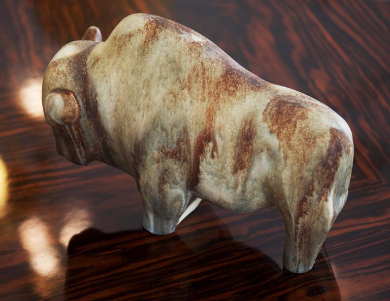 Ceramic Bull from the 1970s at 1stDibs