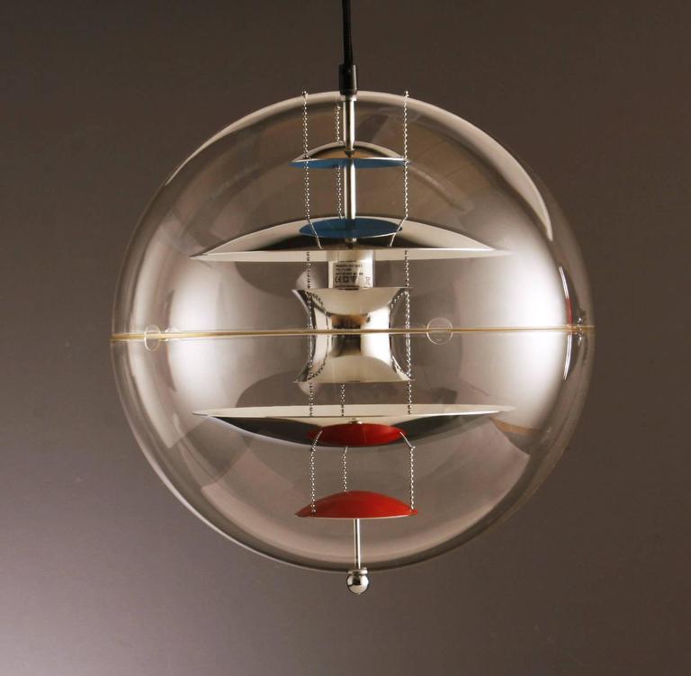 Verner Panton Globe Pendant at 1stDibs