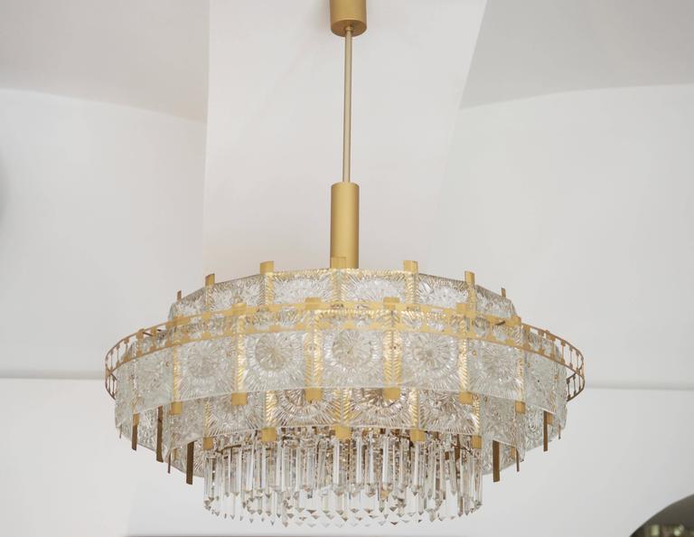 Imposing Huge Mid-Century Chandelier at 1stDibs