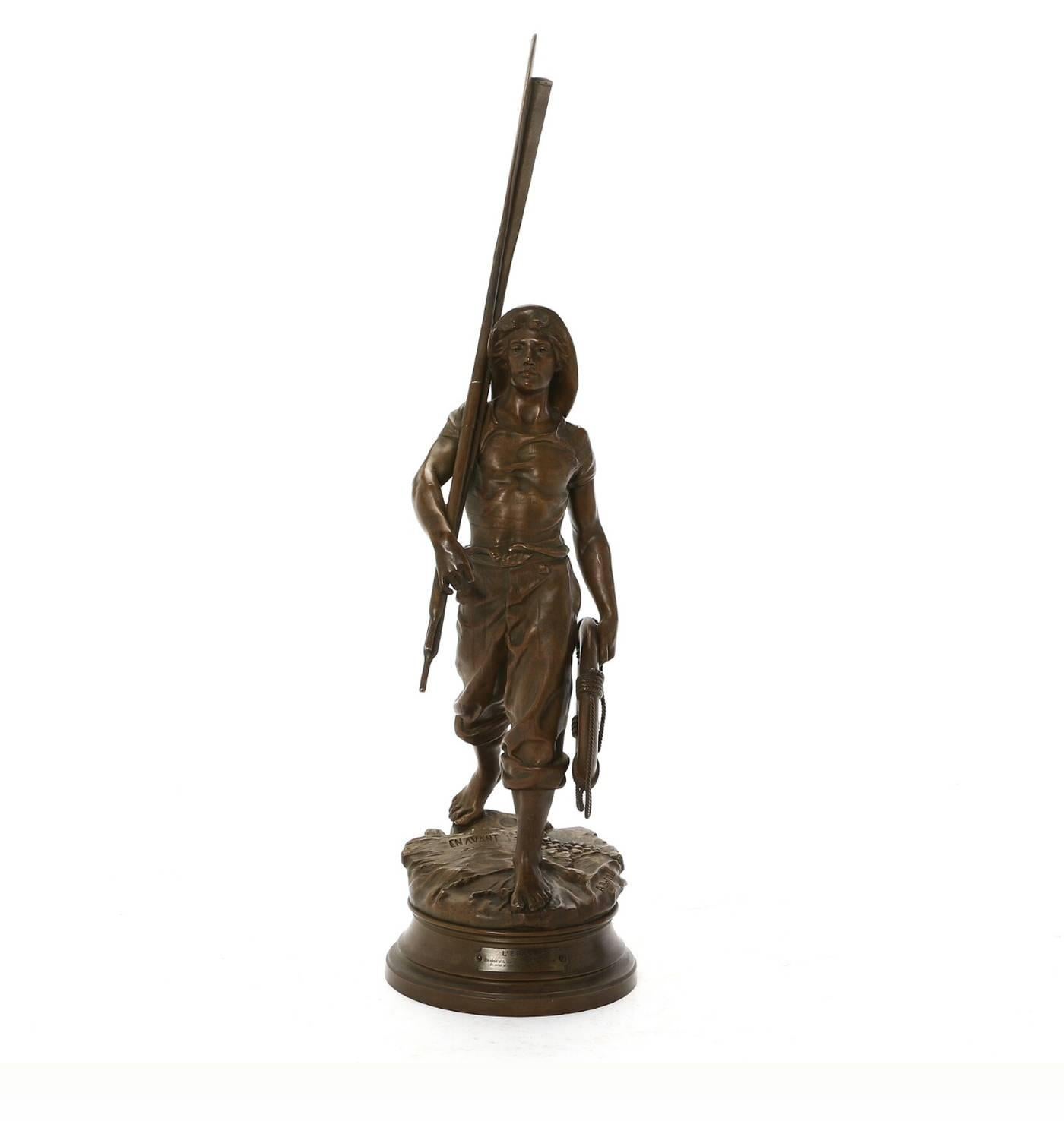Bronze Figure "En Avant" by Antoine Bofill at 1stDibs | bofill bronze ...