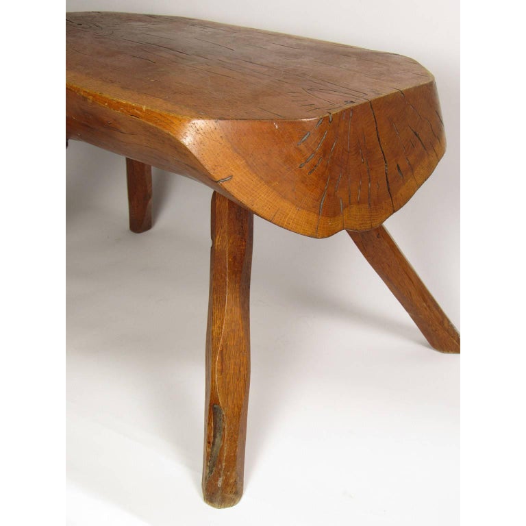 20th Century English Commemorative Mayflower Devon Oak Bench For Sale ...