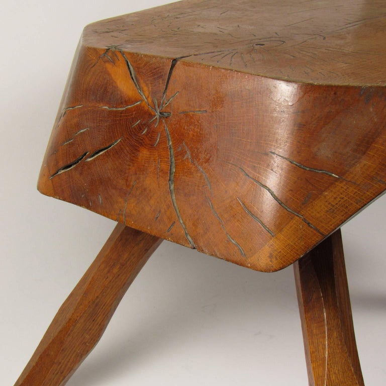 20th Century English Commemorative Mayflower Devon Oak Bench For Sale ...