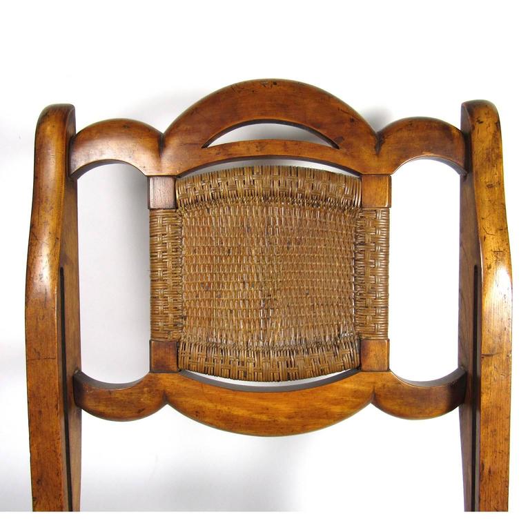 19th Century Edwin Skull 'Plectaneum' Folding Campaign Chair at 1stDibs