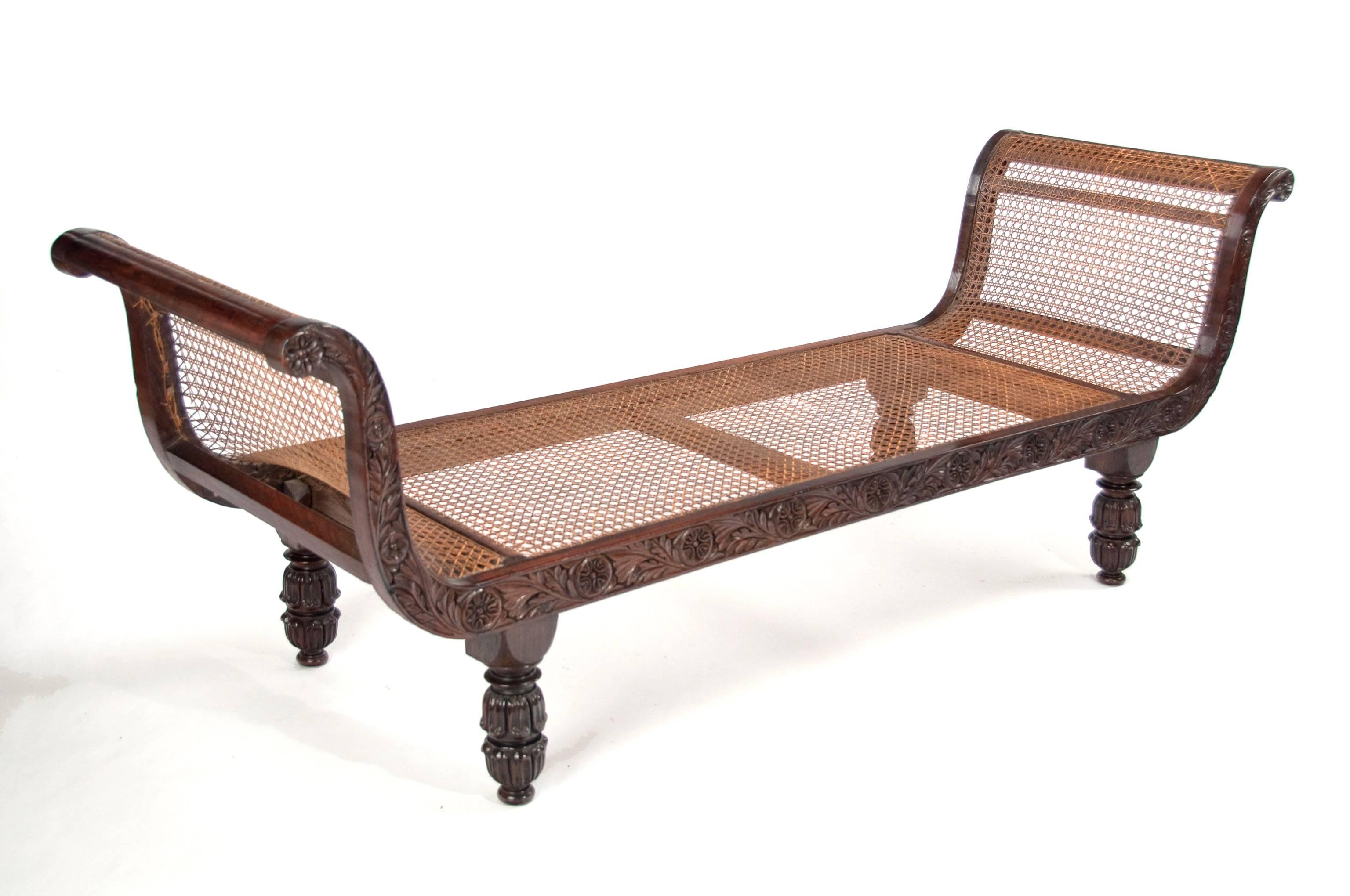 19th Century Anglo Indian Rosewood Daybed at 1stDibs | indian 19th ...