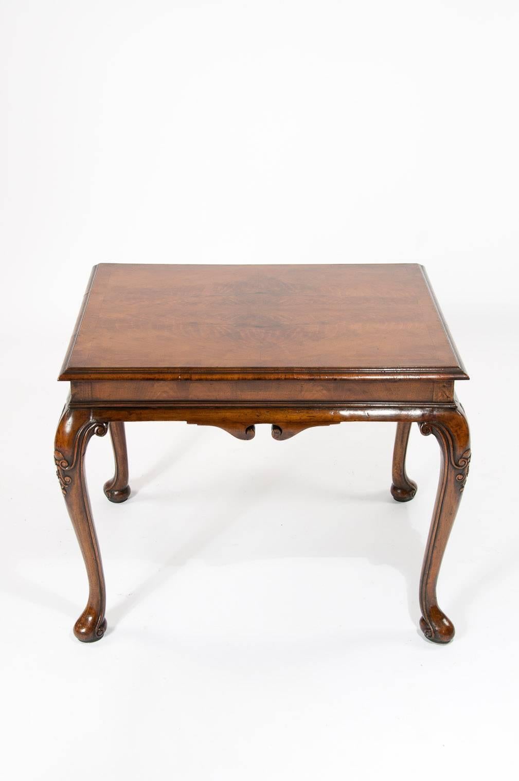 Antique Walnut Coffee Table on Cabriole Legs at 1stDibs | cabriole leg ...
