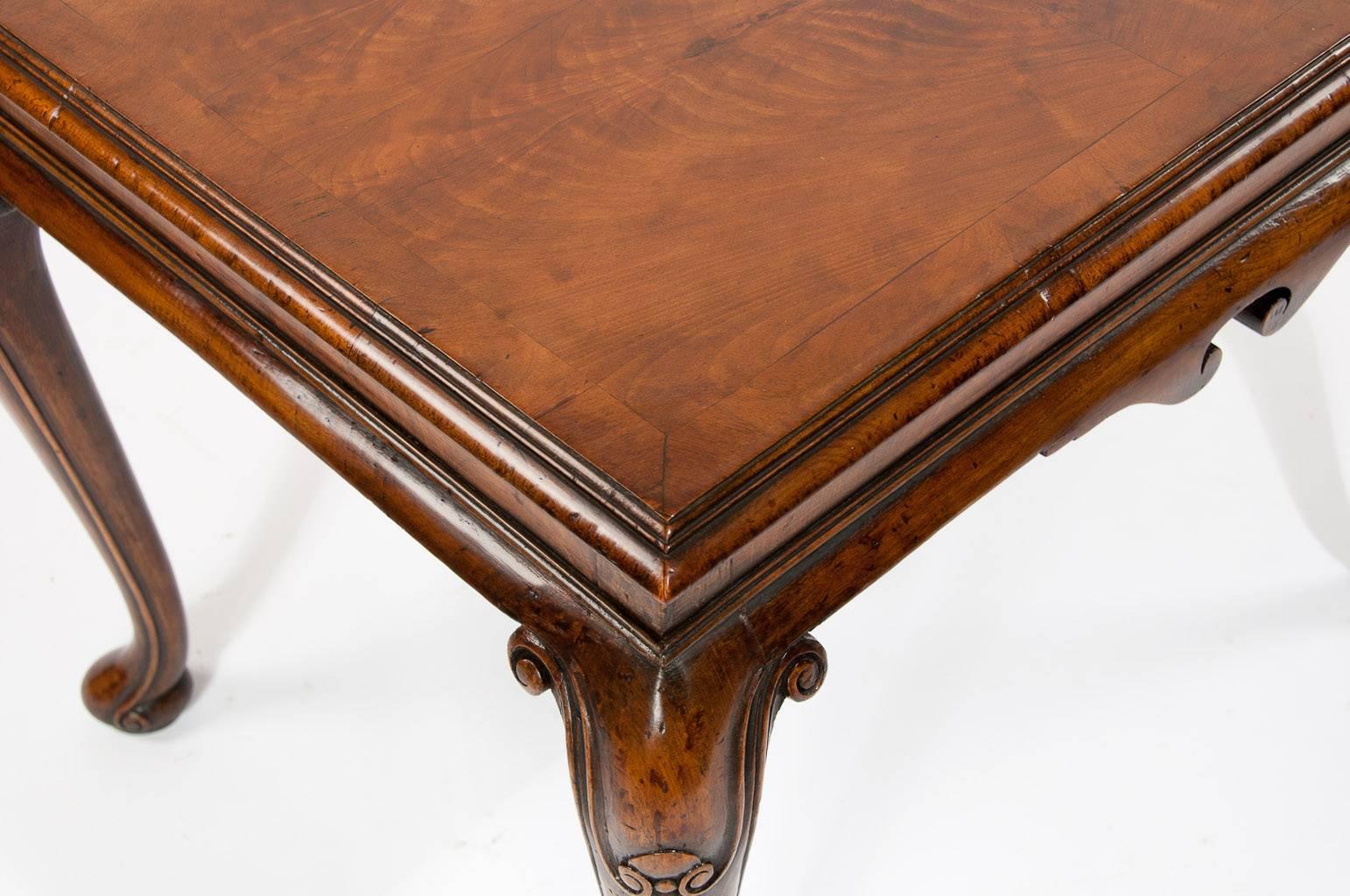 Antique Walnut Coffee Table on Cabriole Legs at 1stDibs | cabriole leg ...