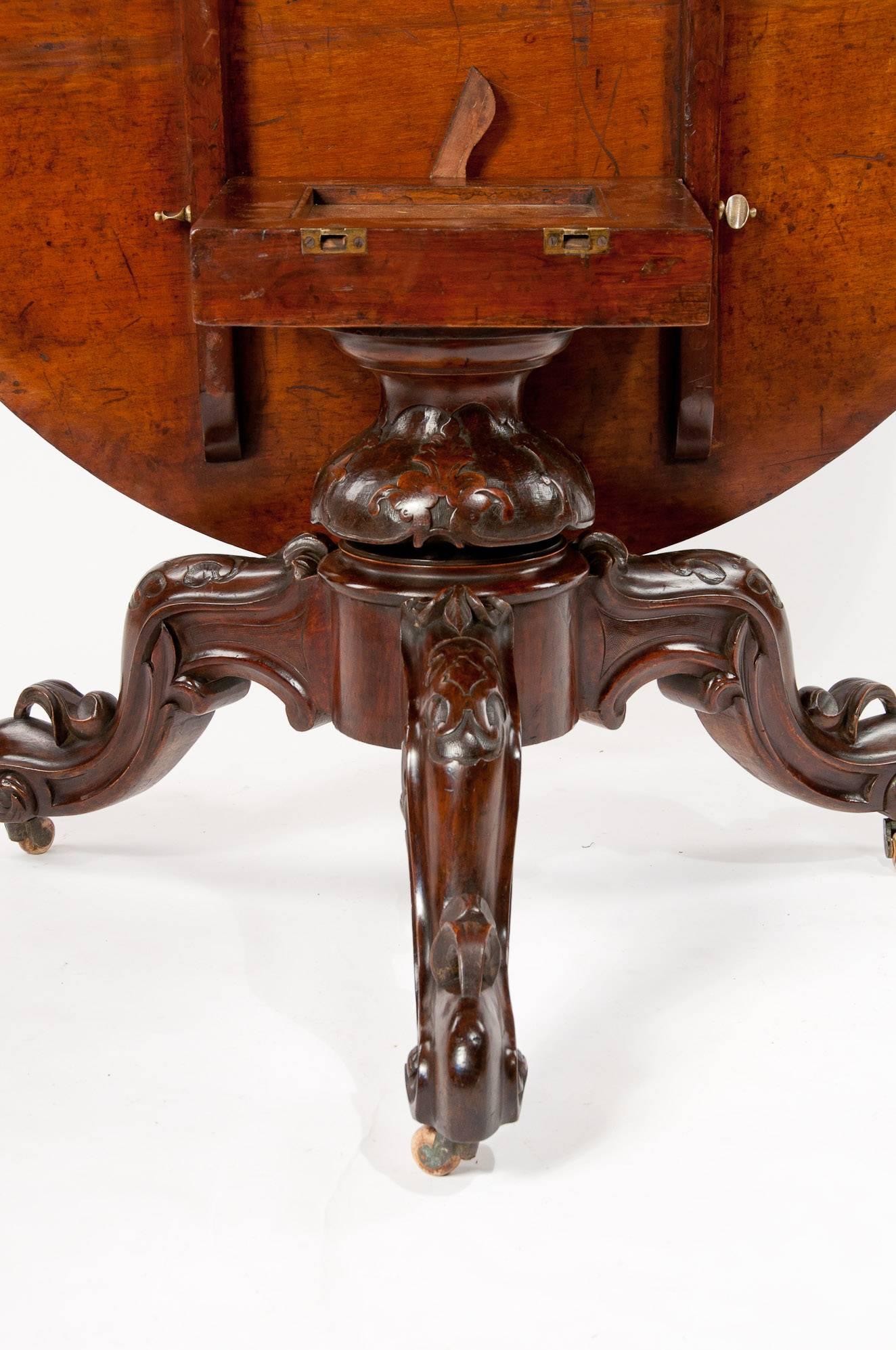 Exceptionally Fine and Rare 19th Century Specimen Table For Sale at 1stDibs