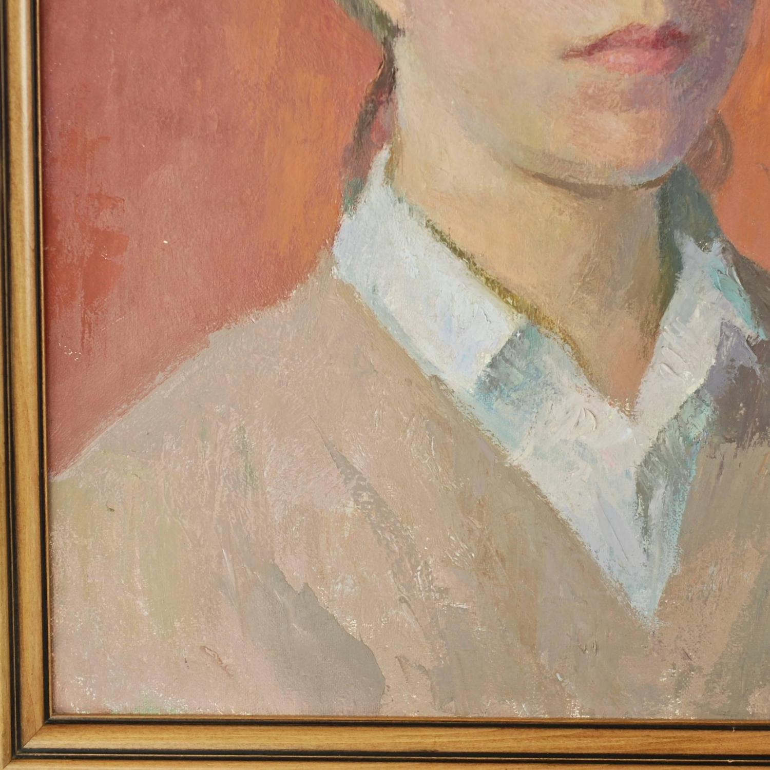 Henry Hensche Portrait of Jane For Sale at 1stdibs